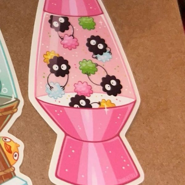 Japanese Fantasy Lava Lamp Stickers: Fire Demon, Candy Sprites ...