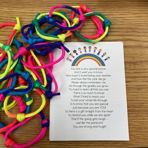 First Day of School Bracelets Family Set of 5 Bracelets 2 Parents and 3 ...