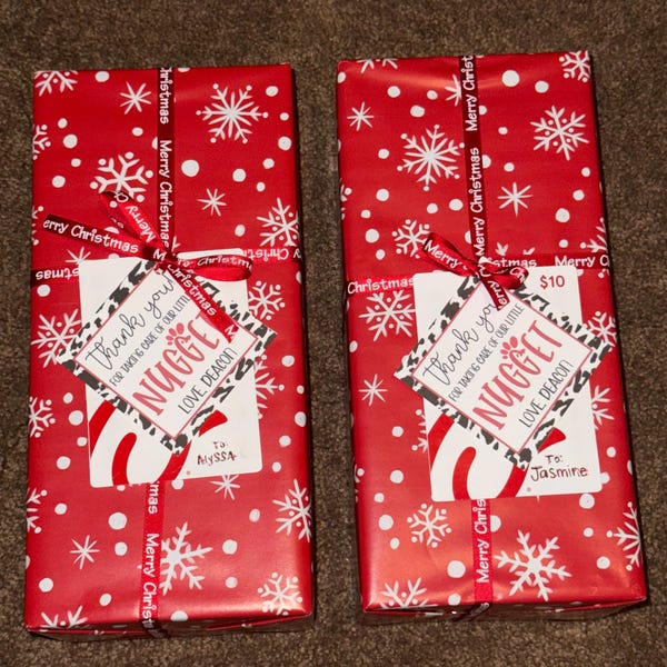 Back to School Teacher Printable Gift Tag Thank You for Taking Care of ...