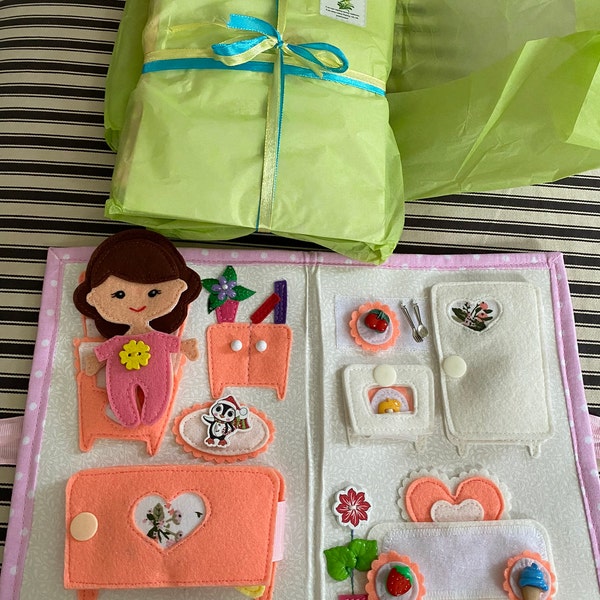 Educational Quiet Book Page (ONE PAGE) Early Learning Shapes & Colors ...