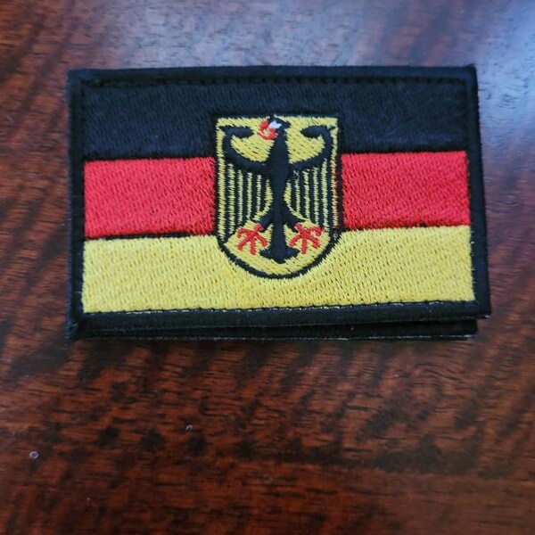 2-pack US American Flag Patches, 3x2 Inches, Embroidered Velcro Patch ...