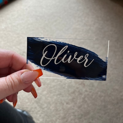 Personalised Wedding Place Names Place Cards Acrylic Place Names ...