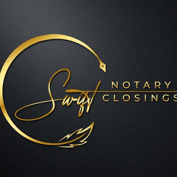 Notary Service Logo, Notary Logo, Custom Logo Design, Business Logo ...