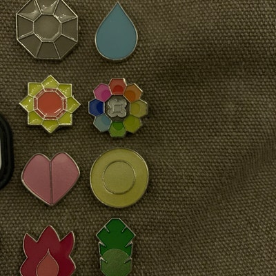 Pokémon Gym Badges Kanto gen 1 - Etsy Australia