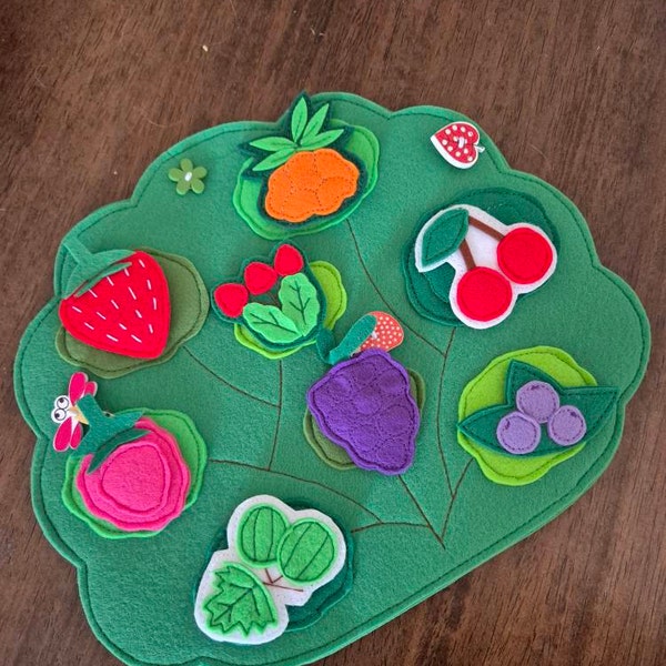 Felt Shapes Sorter Game Board, Colors Matching Game, Baby & Toddler ...