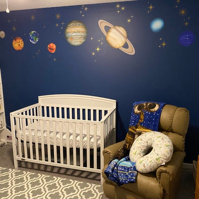 Sun & Planets Wall Stickers Set, Solar System Kids Room Decor or ...