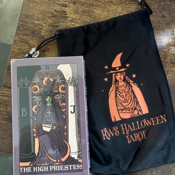 RWS Halloween Tarot Deck - Etsy