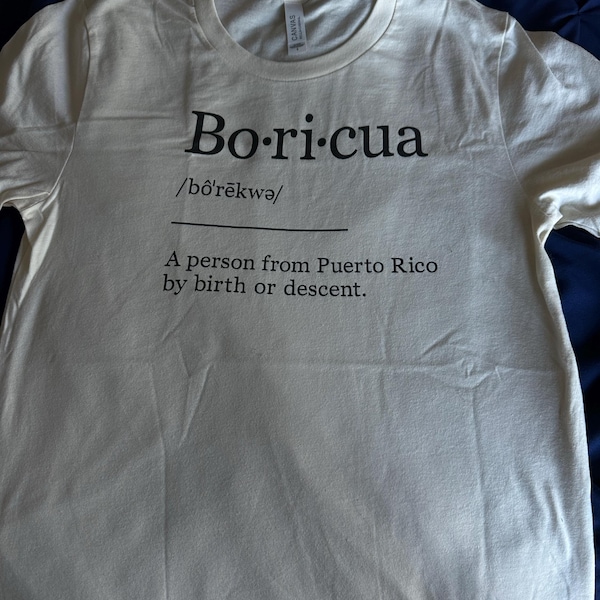 Puerto Rico Shirt, Boricua Definition Tshirt, Puerto Rican Shirt ...