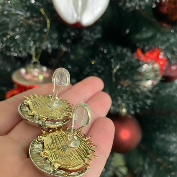 Panda and Squirrel 2 Pair Clip on Earring Set | Animal Ear Clips for ...