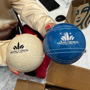Personalized Bocce Ball Set 110mm EPCO Tournament Balls - Etsy