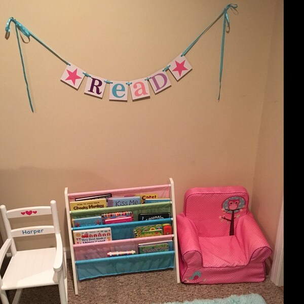 Teacher Gift / Read Sign / Garland / Classroom Decor / Girl Themed ...