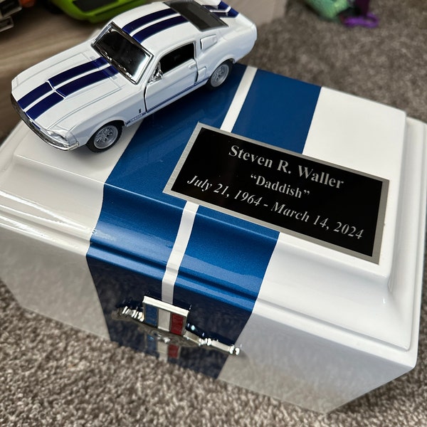 Limited Edition Mustang 1967 Car Funeral Memorial Adult Cremation Urn ...