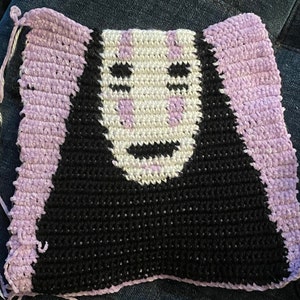 No-face Tapestry Crochet Pattern: Spirited Away Decor (PDF Pattern) - Etsy