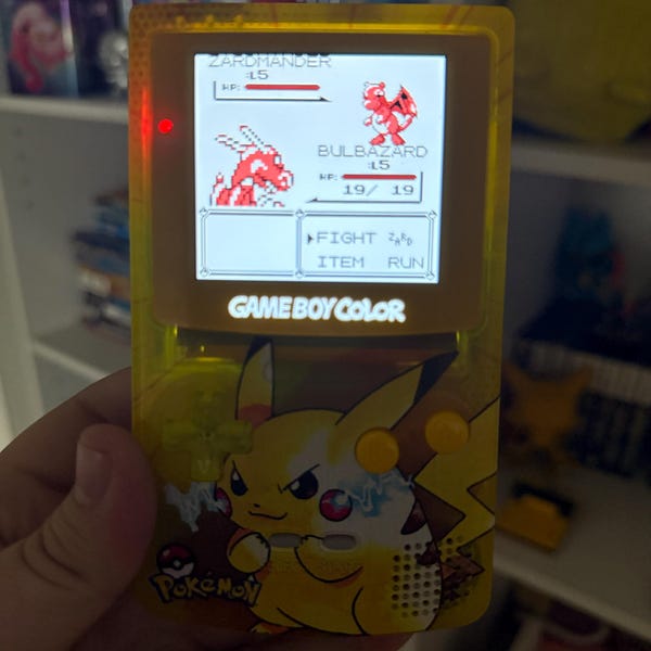 Custom Backlit Gameboy DMG, Modded Bivert Nintendo Game Boy With Glass ...