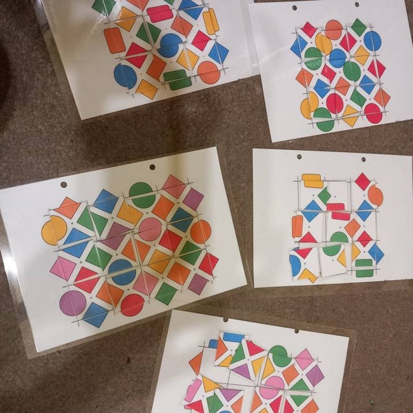 Shapes and Colors Puzzle Pattern Activity: Preschool Homeschool ...