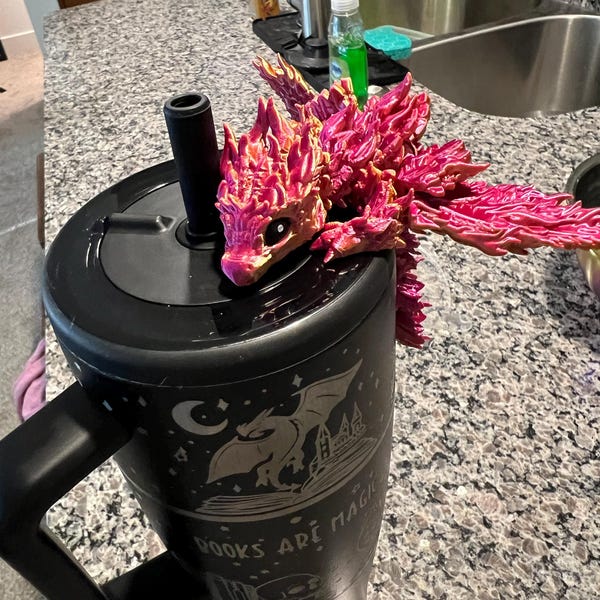 Lunar Dragon Straw Topper Stanley or Brumate 30oz or 40oz Straw Topper ...