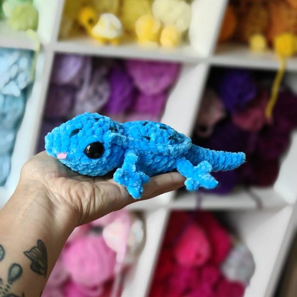 PATTERN: No Sew Gavin the Gecko Pattern - Amigurumi Crested Gecko ...