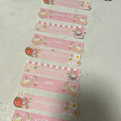 Cash Binder Label Designs Canva Templates - Etsy