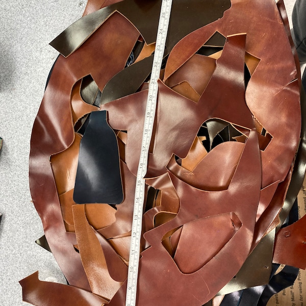 Horween Shell Cordovan Scrap - Etsy