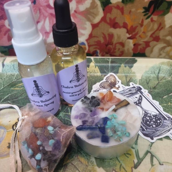 Witches Spell Bottle and Spell Candle Gift Set Love Intuition ...