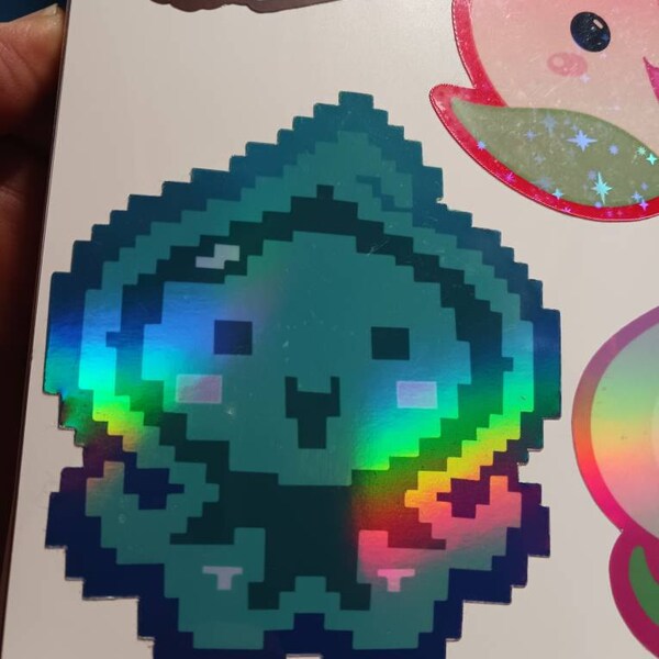 Overwatch Pachimari Pixel Waterproof Holographic Vinyl Sticker Decal - Etsy