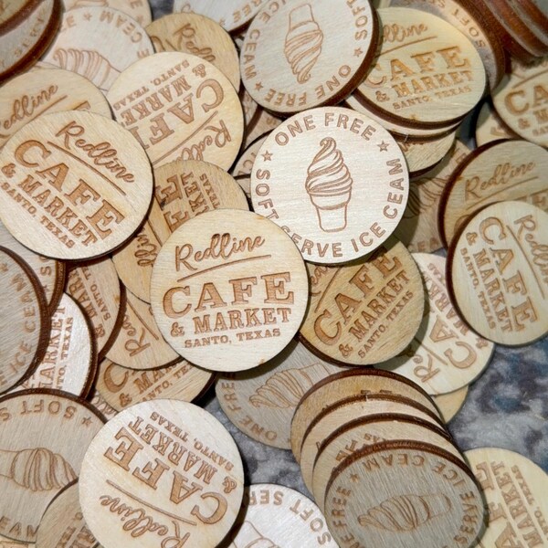 Personalized Wooden Drink Coasters | Custom Coasters Engraved With Logo ...