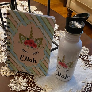 Back to School Personalized Notebook Custom Notebook Notebook Journal ...