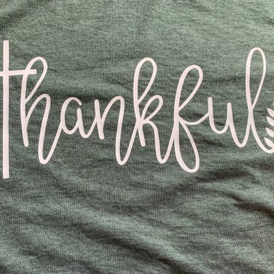 Thankful SVG, Thankful With Cross SVG, Thanksgiving SVG, Fall Svg, Eps ...