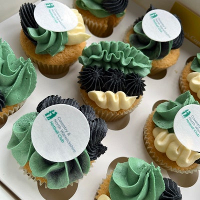 30 Personalised Edible Rice Paper Cupcake Fairy Cake Toppers / - Etsy