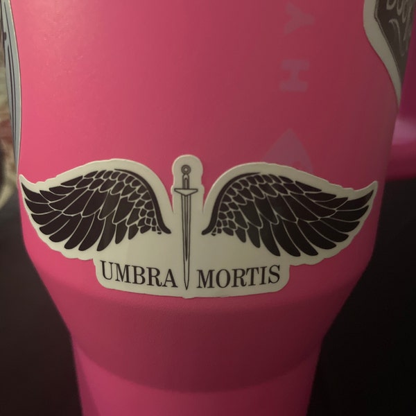 Umbra Mortis Crescent City Sticker Gift for Book Lovers Hunt Athalar ...