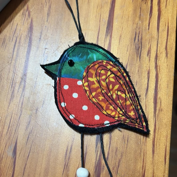Free-motion Embroidery Robin Pattern & Tutorial (PDF Download) - Etsy