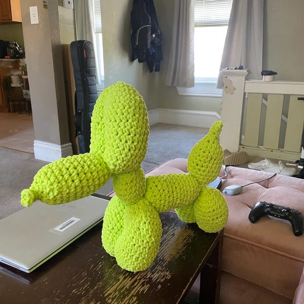 Balloon Animal Dog Crochet PATTERN ONLY Instant DOWNLOAD Puppy ...