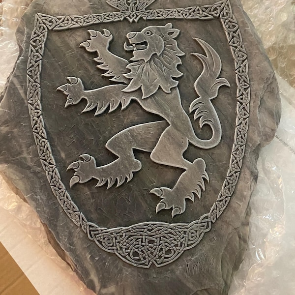 Celtic Thistle Wall Plaque, Scottish Gift, Handmade in Scotland, Celtic ...