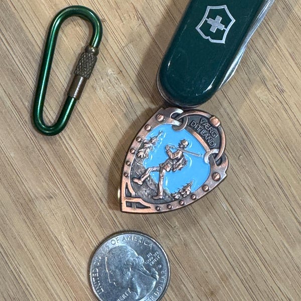 Large Norwegian Foot March Badge - Etsy