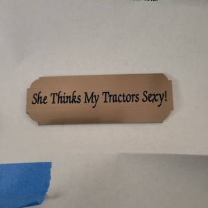 Custom Engraved 1x3 Brushed Gold Plate Adhesive Backing - Etsy