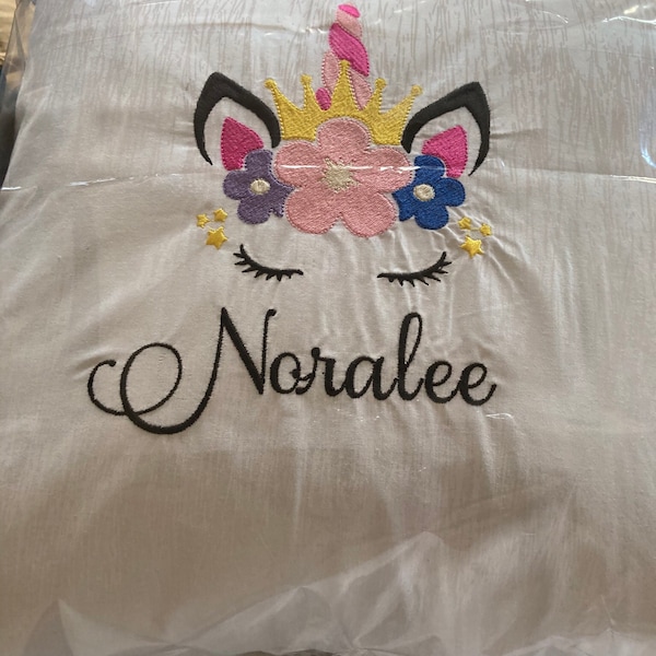 Unicorn Embroidery Design Unicorn Face Design Girly Unicorn Embroidery ...