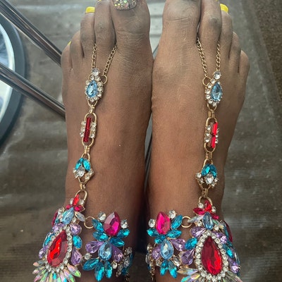 Silver Sparkly Holographic Press on Toe Nails, Stick on Toe Nails ...