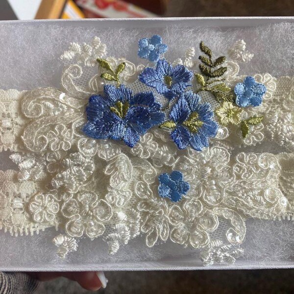 Celestial Wedding Garter Set, Stars and Moon Garters, Garters With ...