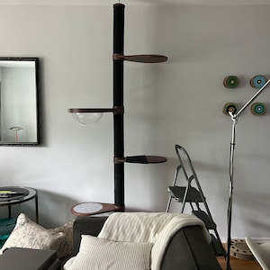 Cat Adjustable Tower Floor to Ceiling Cat Tower Wood Cat Tree - Etsy
