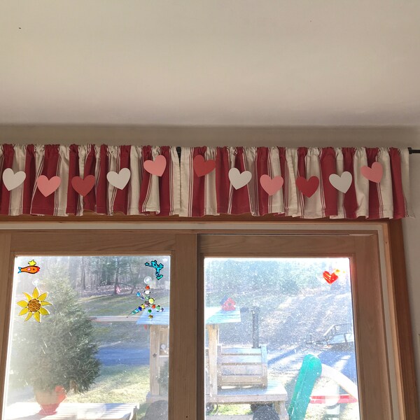 Valentines Banner / Heart Banner / Heart Bunting / Valentine’s ...