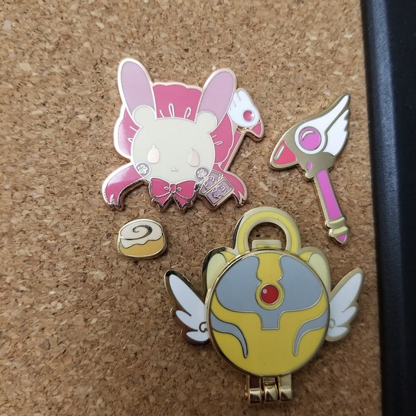 Tiny Eats Pretzel Pin, Cinnamon Bun Pin, Baguette Pin, Board Filler Pin ...