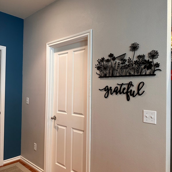 Grateful Sign, Grateful Wood Sign, Grateful Wall Decor, Thanksgiving ...