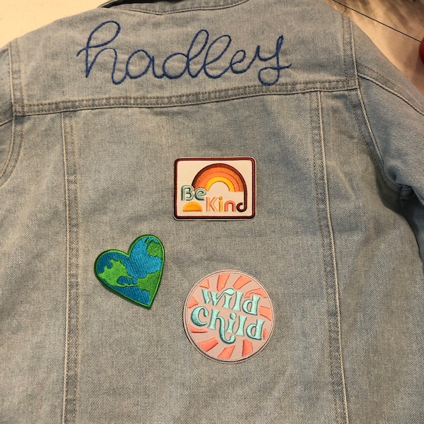 Be Kind Patch | Be Kind With Rainbow Embroidered Iron-on Patch Applique ...