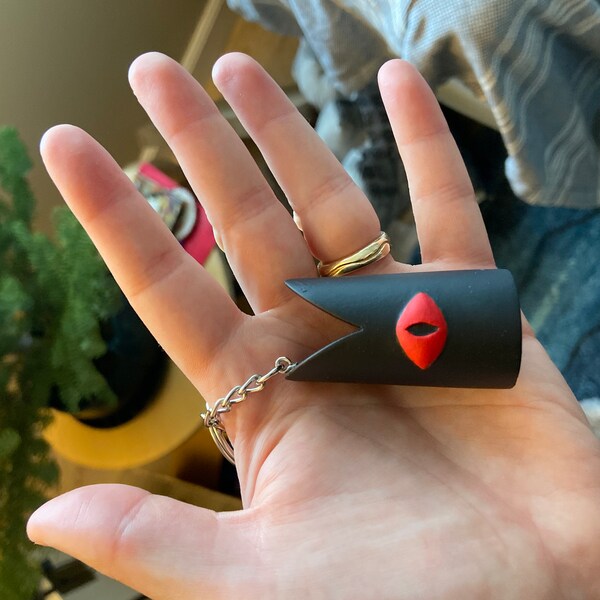 Bishop's of the Old Faith Crown Keychain Cult of the Lamb Hand Painted ...