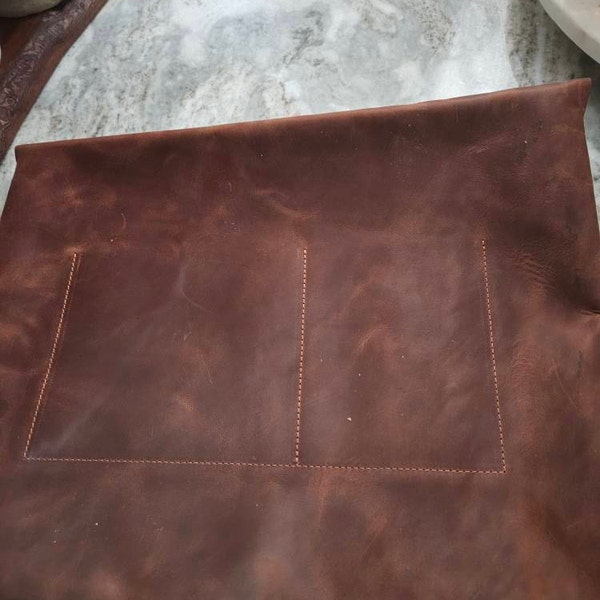 Leather Document Holder, Leather Paper Portfolio, A4 Document Organizer ...