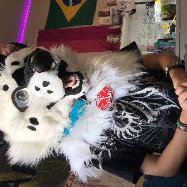 PDF Pattern Download Bluey Style Cosplay Cartoon Dog Fursuit Tail ...