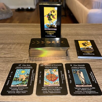 SAME DAY SHIPPING Tarot Deck Pink White Oracle Card Deck Deck of Many ...