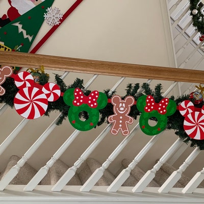 Disney Holiday Banner Mickey Christmas Decoration Disney Christmas ...
