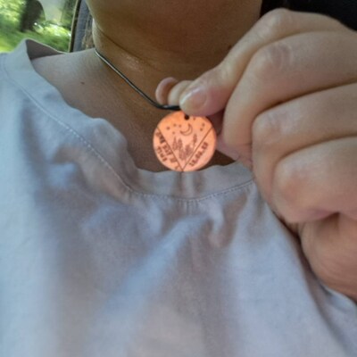 In Loving Memory Of...personalised Hand Stamped Tree Hanging Charm ...