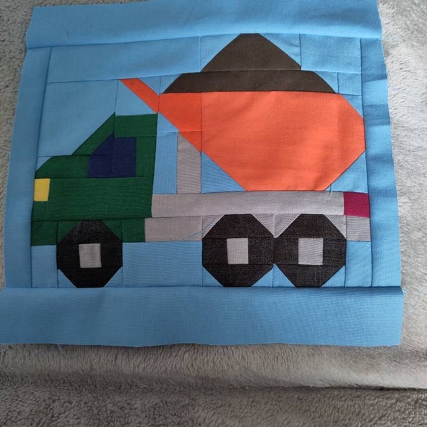 PDF Quilt Block Pattern – Dump Truck – Vehicle Quilt - Etsy